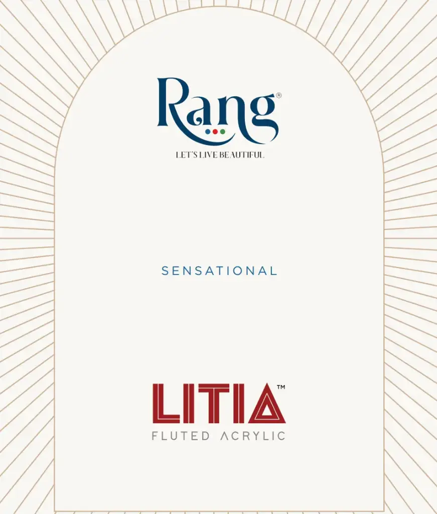 Rang Litia Fluted Acrylic- 8ft*2ft Two Star 2.2mm | GHARABANAO.COM