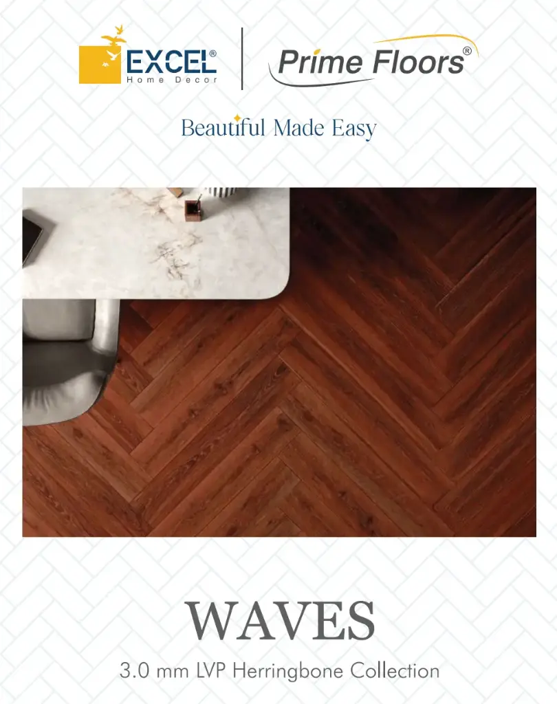 Excel 3.0mm LVP Herringbone Collection Flooring | GHARABANAO.COM